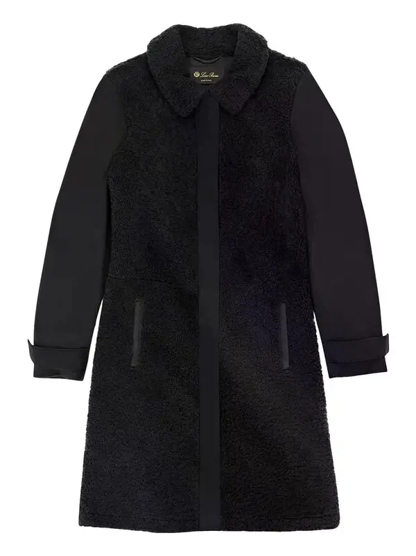Loro Piana Carlow Shearling Coat - Black