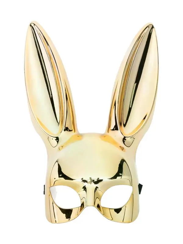 MAISON CLOSE Mirror Bunny Mask - Gold