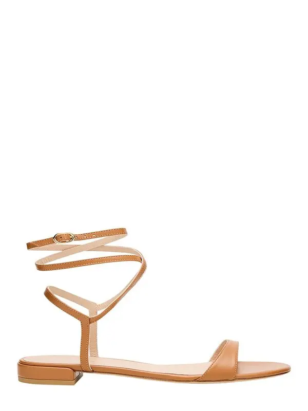 STUART WEITZMAN Nudist Ankle-wrap Sandals - Brown