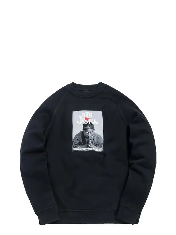 Kith X Poetic Justice Crewneck Sweatshirt - Black