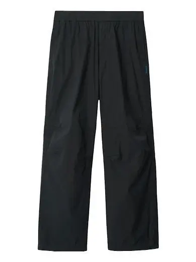 Burberry Pleated Wide-leg Trousers - Black