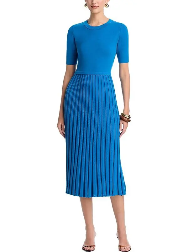 Elie Tahari Vesper Sweater Dress - Blue Palace