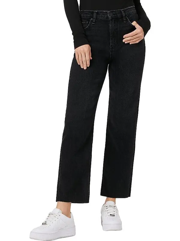 Hudson Jeans Remi Mid-rise Ankle Straight Jeans - Fade To Black