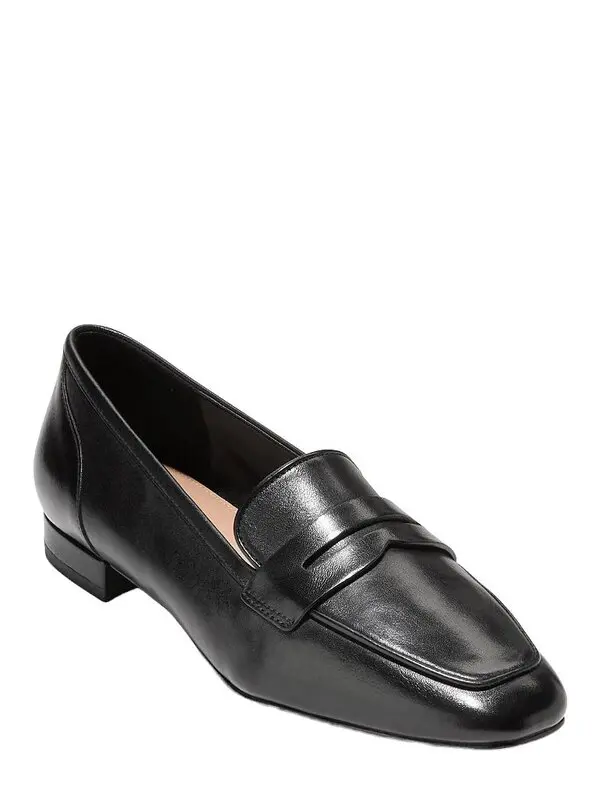 Cole Haan Tarese Loafer Flats - Black Leather