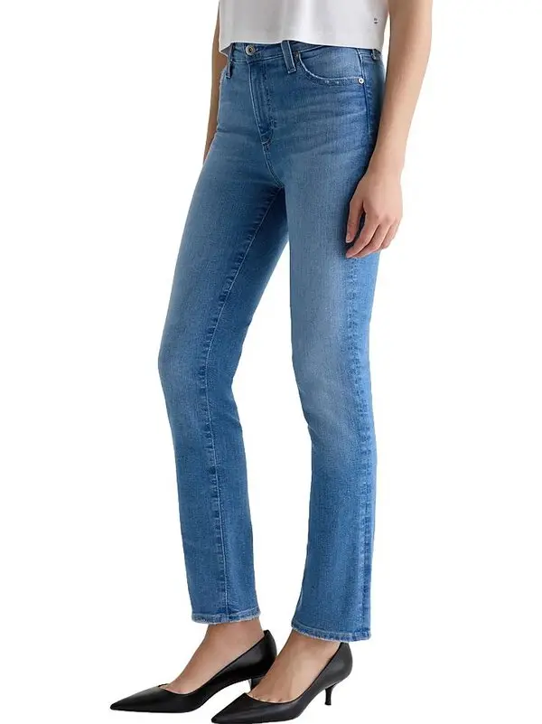 Ag Mari High-rise Slim Straight Jeans - Minimalist