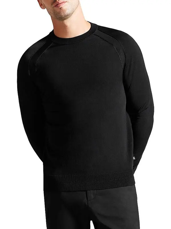 Ted Baker London Maywo Crewneck Sweater - Black