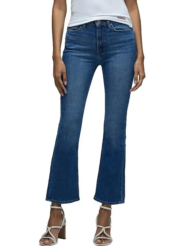 Hudson Jeans Barbara High-rise Bootcut Crop Jeans - Pleasant
