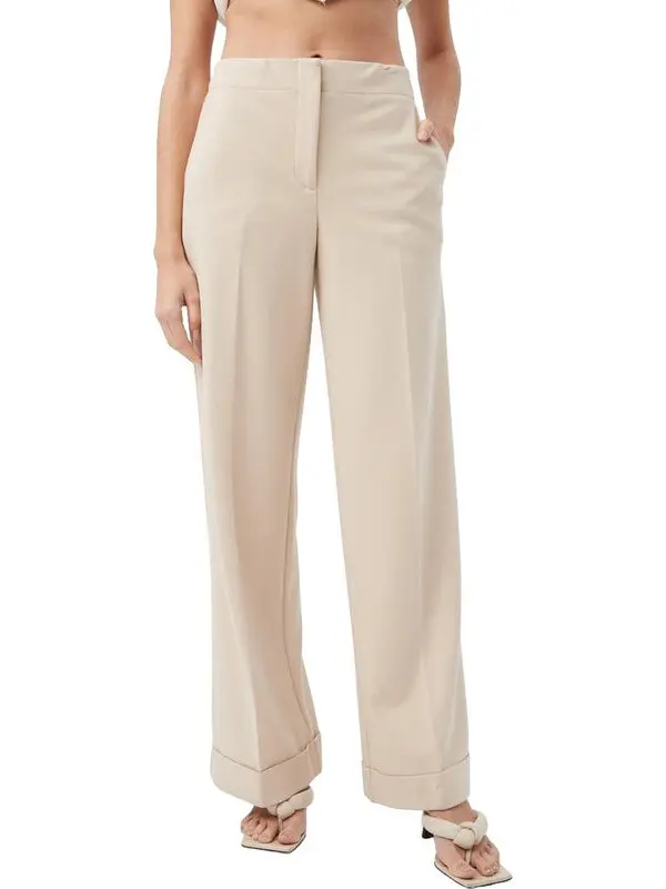 Trina Turk Ponte Cuffed Cohen Pant - Sahara Stone