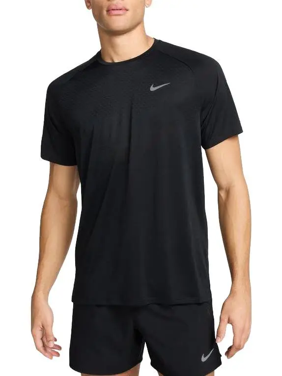 Nike Stride Dri-fit Adv Running T-shirt - 010 Black/refsil