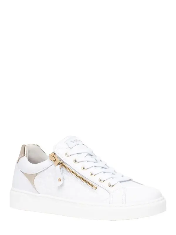 NEROGIARDINI Side Zip Sneakers - White