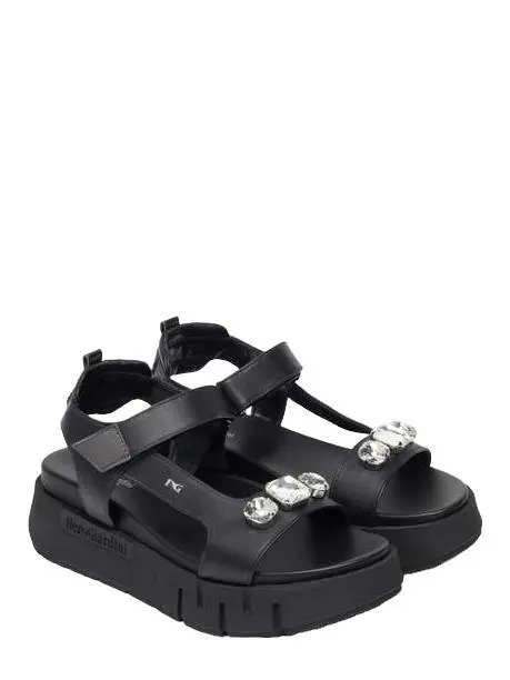 NEROGIARDINI Platform Sandals - Black