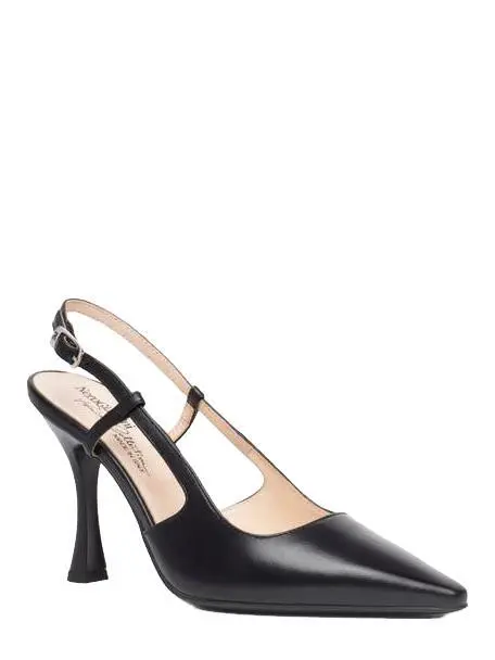 NEROGIARDINI Pointed Toe Slingback Pump - Black