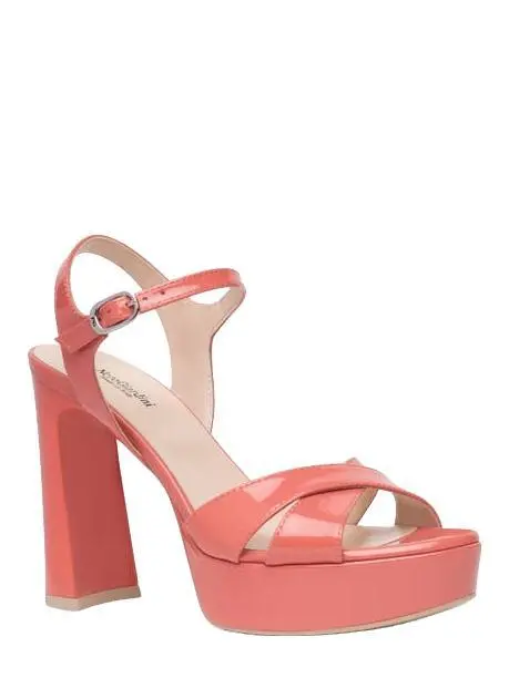 NEROGIARDINI Ankle Strap Platform Sandal - Poppy
