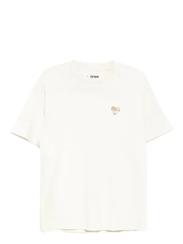 Izzue Logo-print T-shirt - Neutrals