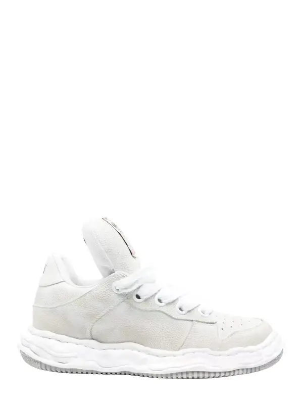 Mihara Yasuhiro Leather Sneakers - White