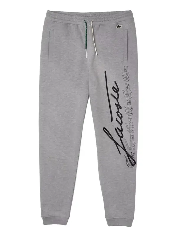 Lacoste Printed Heather Track Pants - Grey
