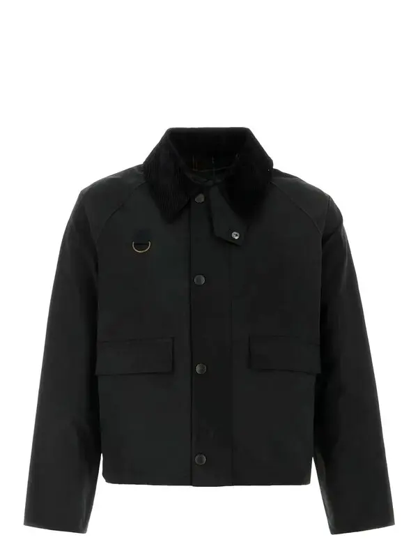 BARBOUR INTERNATIONAL Barbour Shearling-collar Jacket - Black