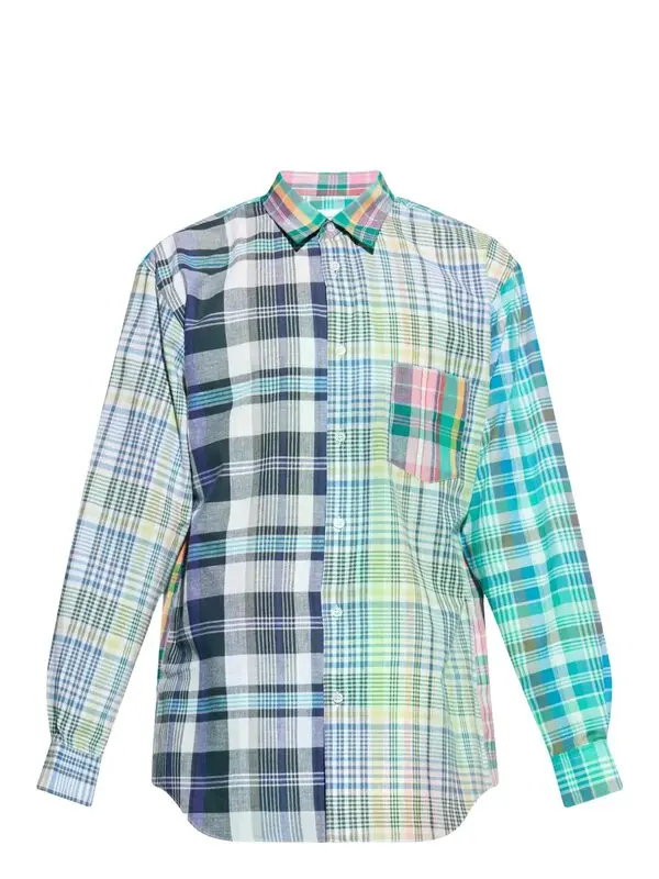 Comme Des Garçons Checked Shirt - Brown