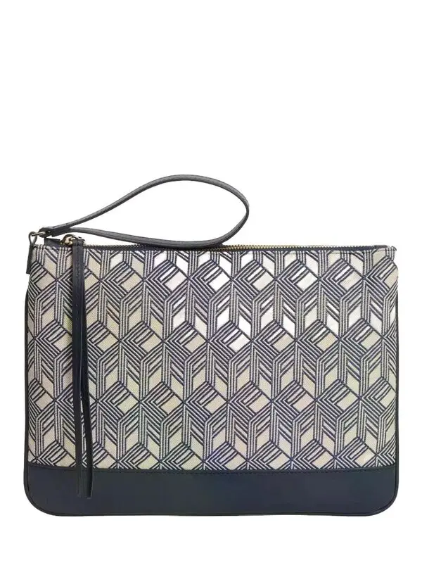 Fabiana Filippi Geometric-pattern Mini Bag - Blue