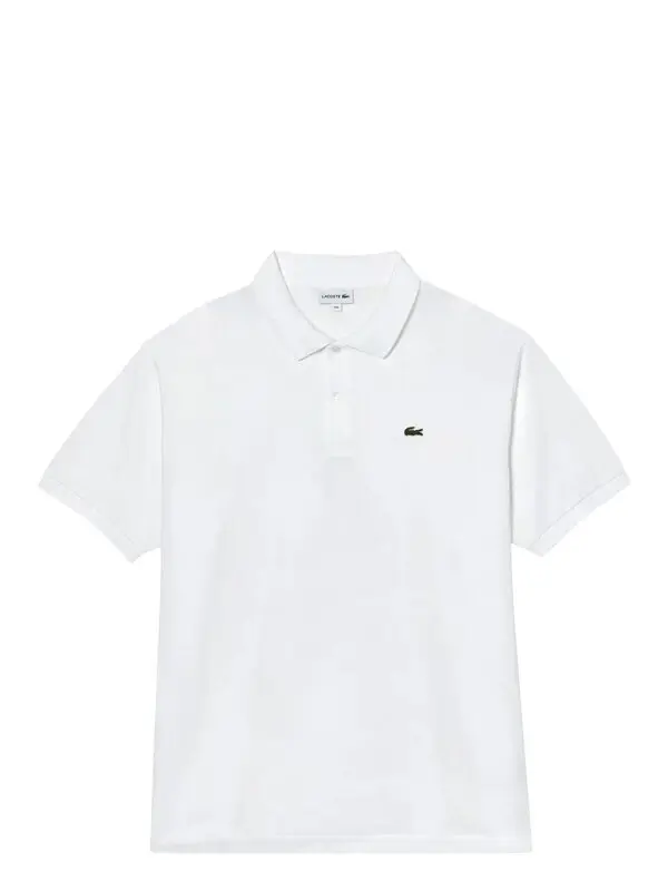 Lacoste Appliqué Polo Shirt - White