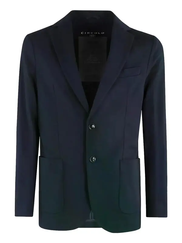 CIRCOLO 1901 Patch Pocket Blazer - Blue