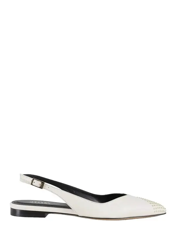 Isabel Marant Branee Ballerina Shoes - White