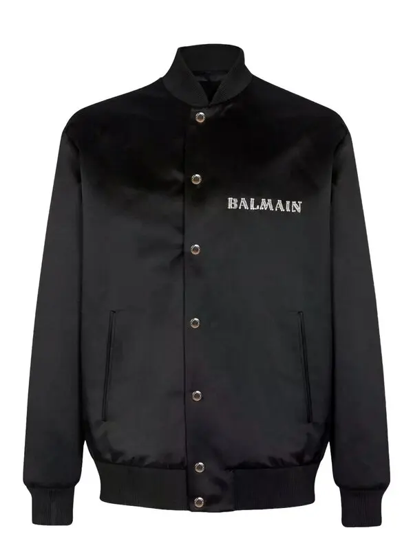 Balmain Galaxy Bomber Jacket - Black