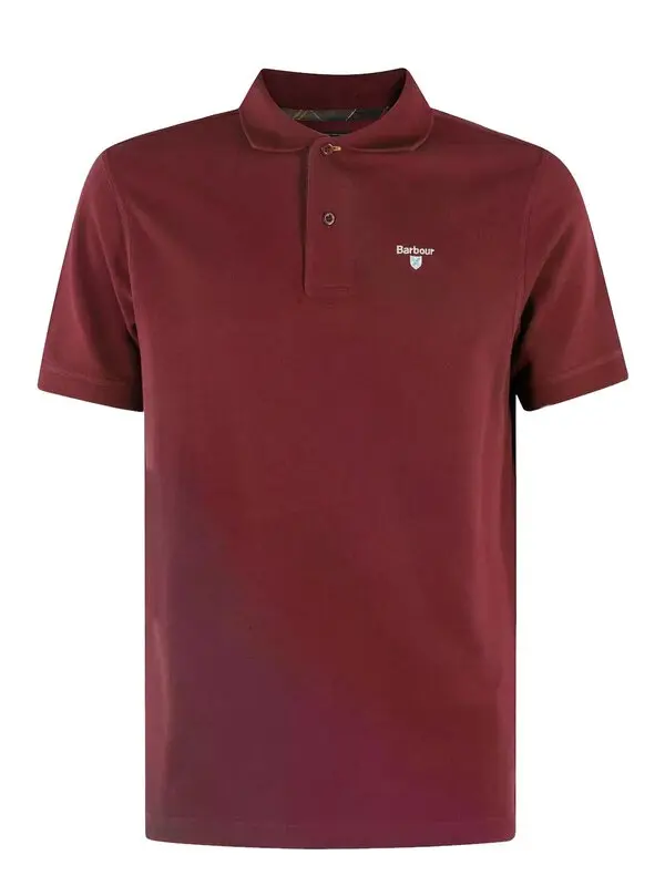 Barbour Cotton Polo Shirt - Red