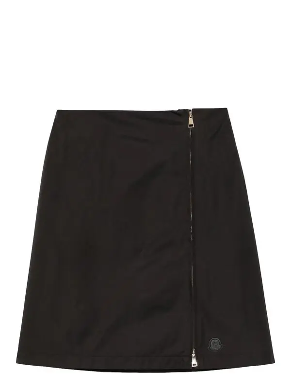 Moncler Zipped Midi Skirt - Black