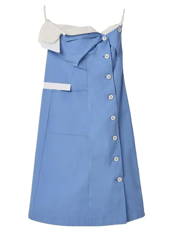 Miu Miu Poplin Dress - Blue