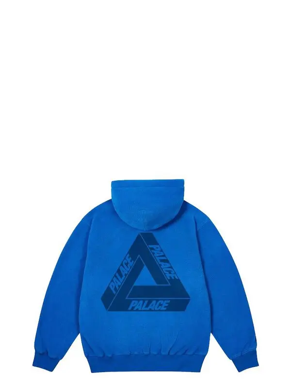 PALACE Polartec Lazer Zip Hood - Palatial Blue