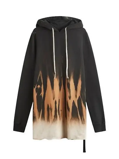 Rick Owens Pullover Hoodie - Black/terra