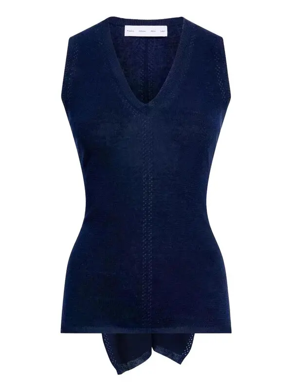 Proenza Schouler White Label Heyde Vest - Blue