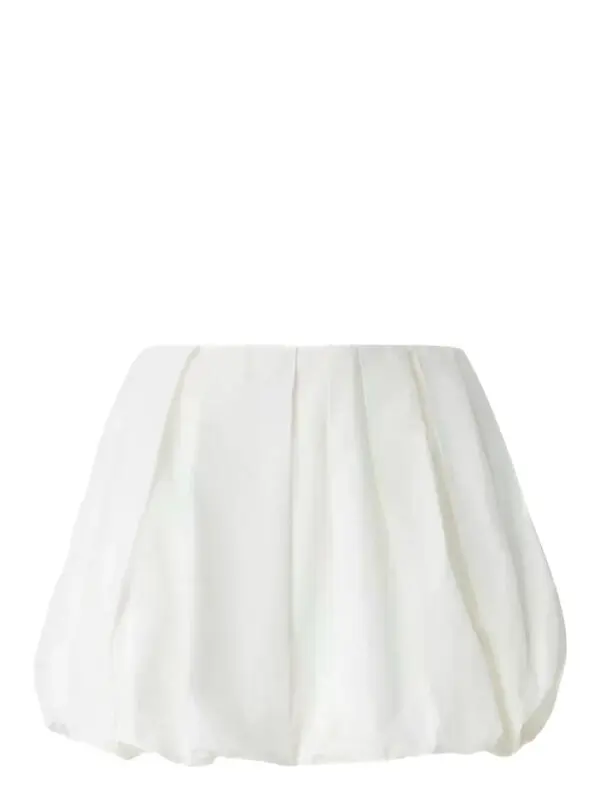 Pinko Pleated Bubble Skirt - White