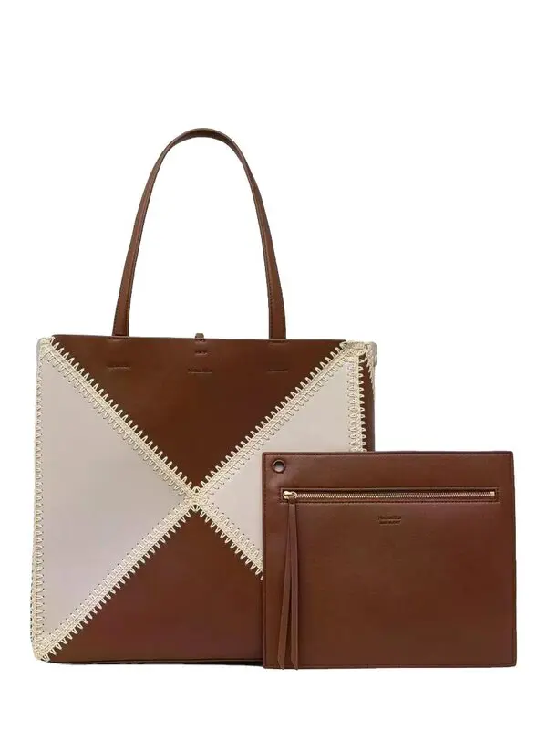 Nanushka Origami Tote - Brown