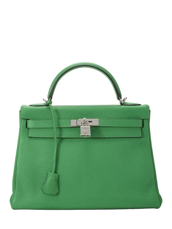 Hermès Togo Kelly Retourne 32 Handbag - Bambou