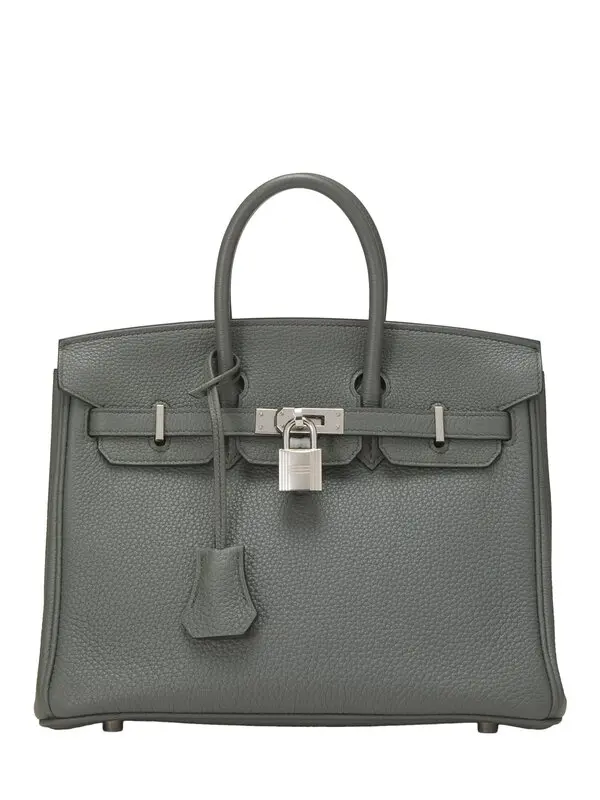 Hermès - Hermès Vert Amande Togo Birkin 25