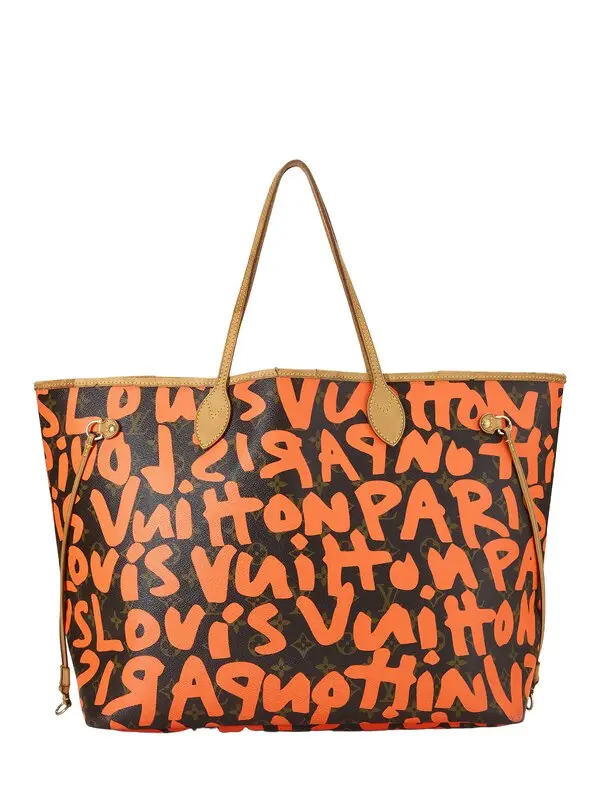 LOUIS VUITTON Stephen Sprouse X Graffiti Tote - Orange