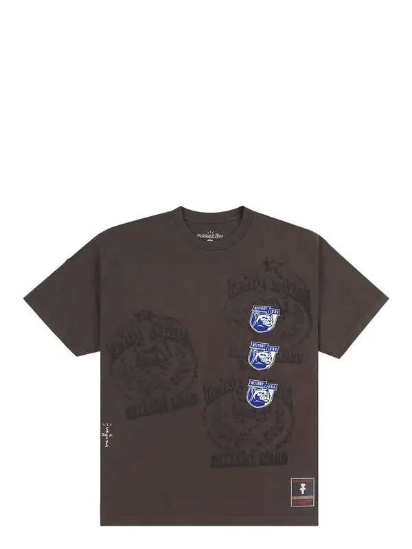 CACTUS JACK BY TRAVIS SCOTT X Mitchell & Ness Penn State University Seal Tee - Brown