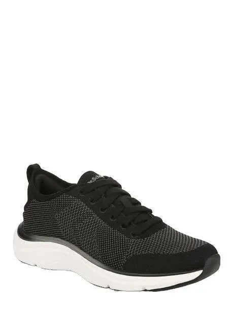 Dr. Scholl'S Feel Support Knit Lace-up Sneakers - Black