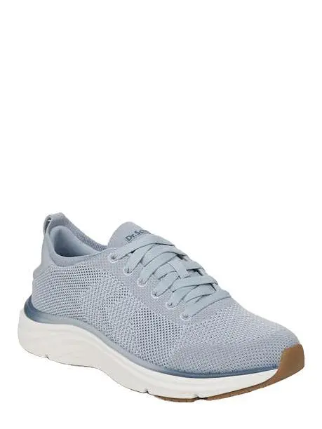 Dr. Scholl'S Feel Support Knit Lace-up Sneakers - Light Blue