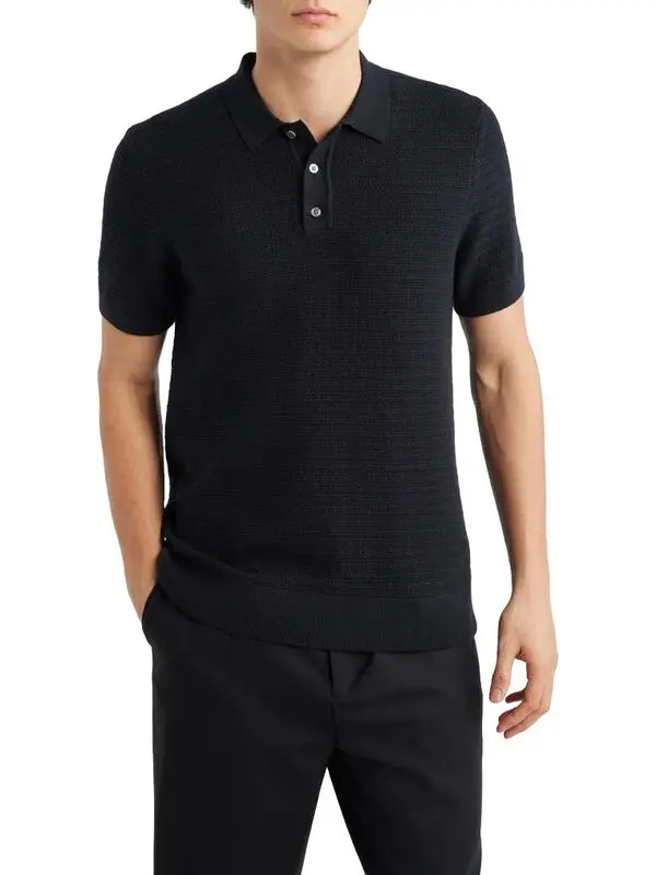 Billy Reid Lachlan Links Polo - Black