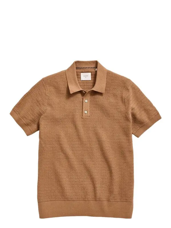 Billy Reid Lachlan Links Polo - British Khaki
