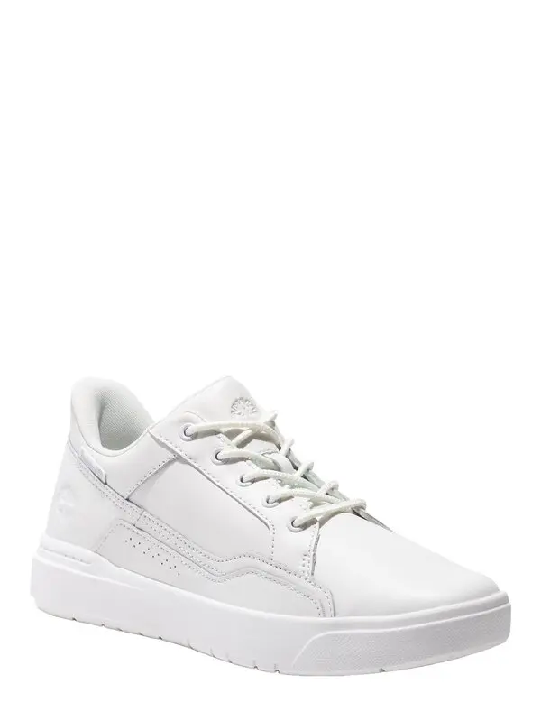 Timberland Allston Leather Sneakers - White Full Grain
