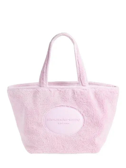 Alexander Wang Punch Terry Cloth Tote - Light Pink