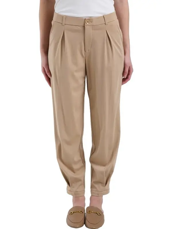 CAPSULE 121 San Marco Pleated Pants - Beige