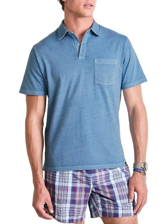 Vineyard Vines Surf Pima Cotton Polo - Flag Blue