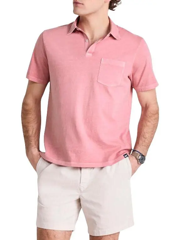 Vineyard Vines Surf Pima Cotton Polo - Jetty Washed Red