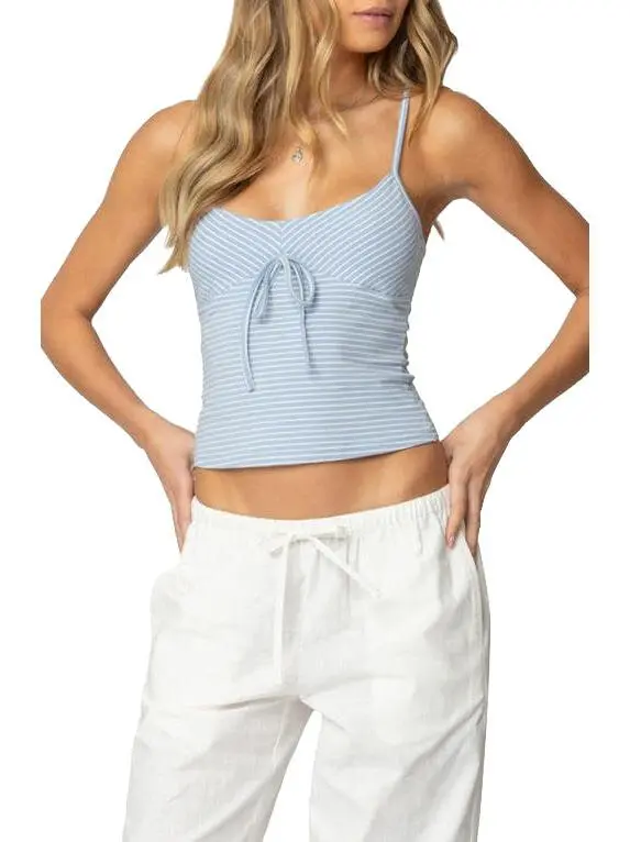 EDIKTED Tova Stripe Camisole - Light-blue