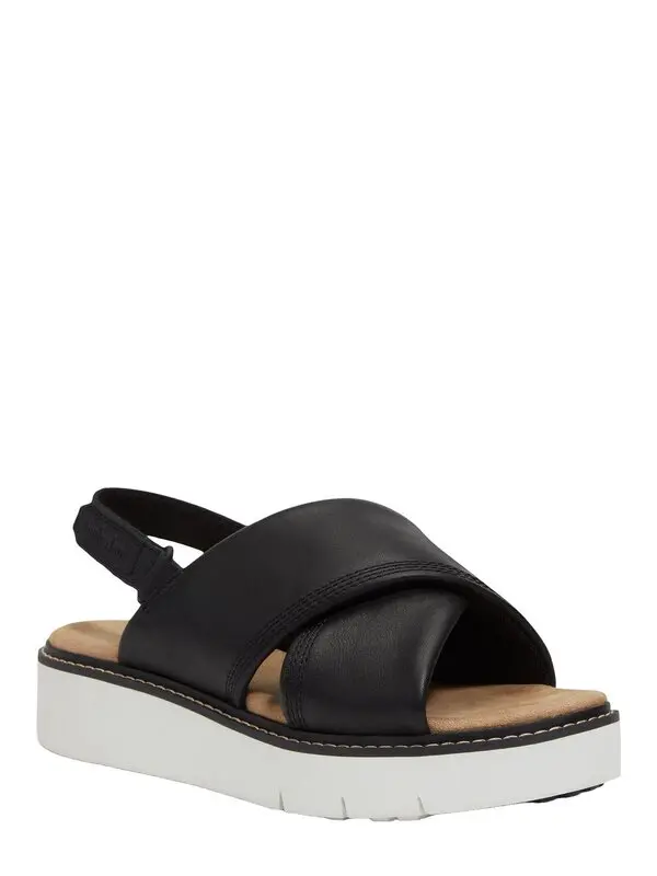 Timberland Safari Dawn Slingback Sandal - Black Full Grain